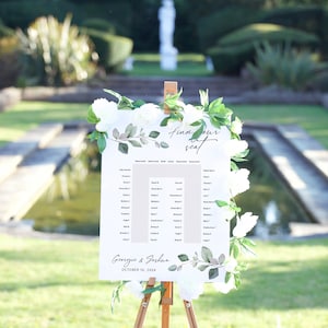 Long Table Seating Plan, U Shaped Table Seating, Banquet, Printable ...