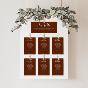 Make a DIY Hanging Seating Chart Frame With These Printable Seating ...