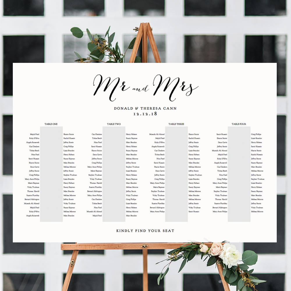 Banquet Seating Chart 2 Long Tables Banquet Table Plan Printable 