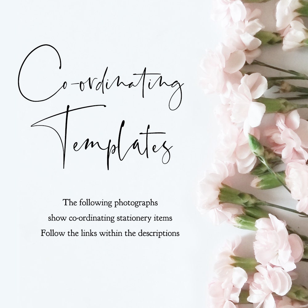 Wedding Programs Instant Download Template. Sweet Bomb. Edit, Print ...