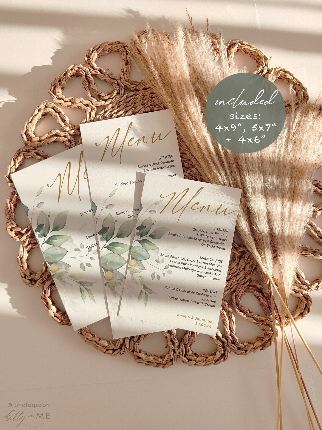 Table Menu Cards, Menu Template Download, Wedding Menu Template ...