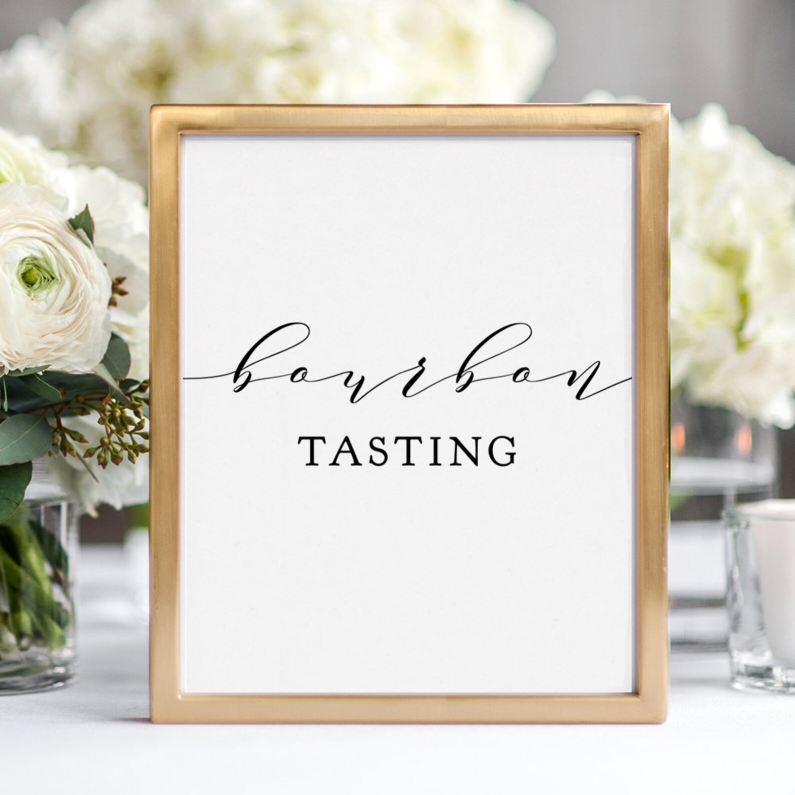 Bourbon Tasting Sign Printable Bourbon Tasting Sign & Whiskey - Etsy