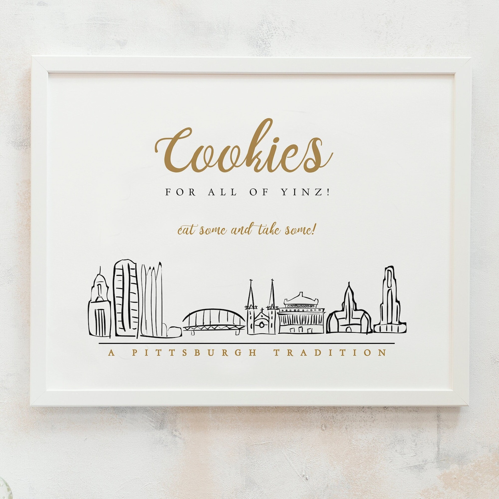 Pittsburgh Cookies, Printable Table Signs, Pittsburgh Tradition ...