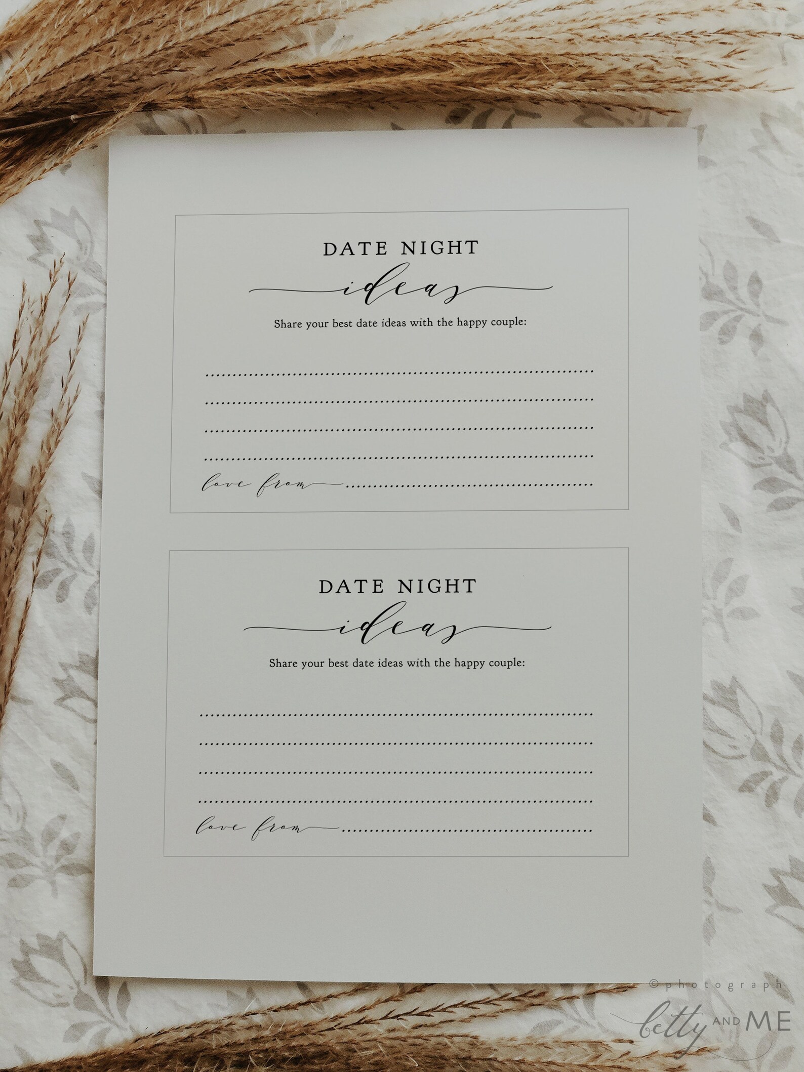 Date Night Ideas Sign and Cards Printable Date Night Ideas - Etsy