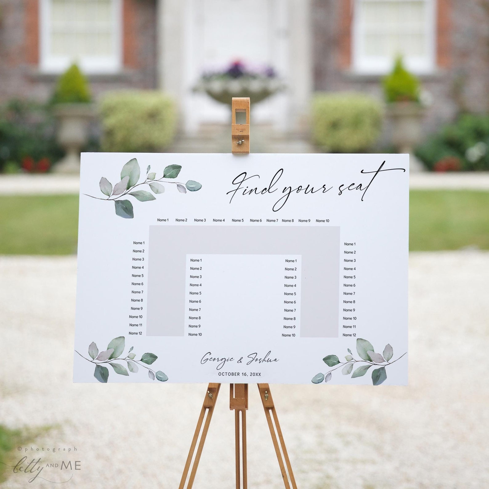 U Shaped Seating, Horseshoe Seating Plan, Landscape Table Seating Plan ...