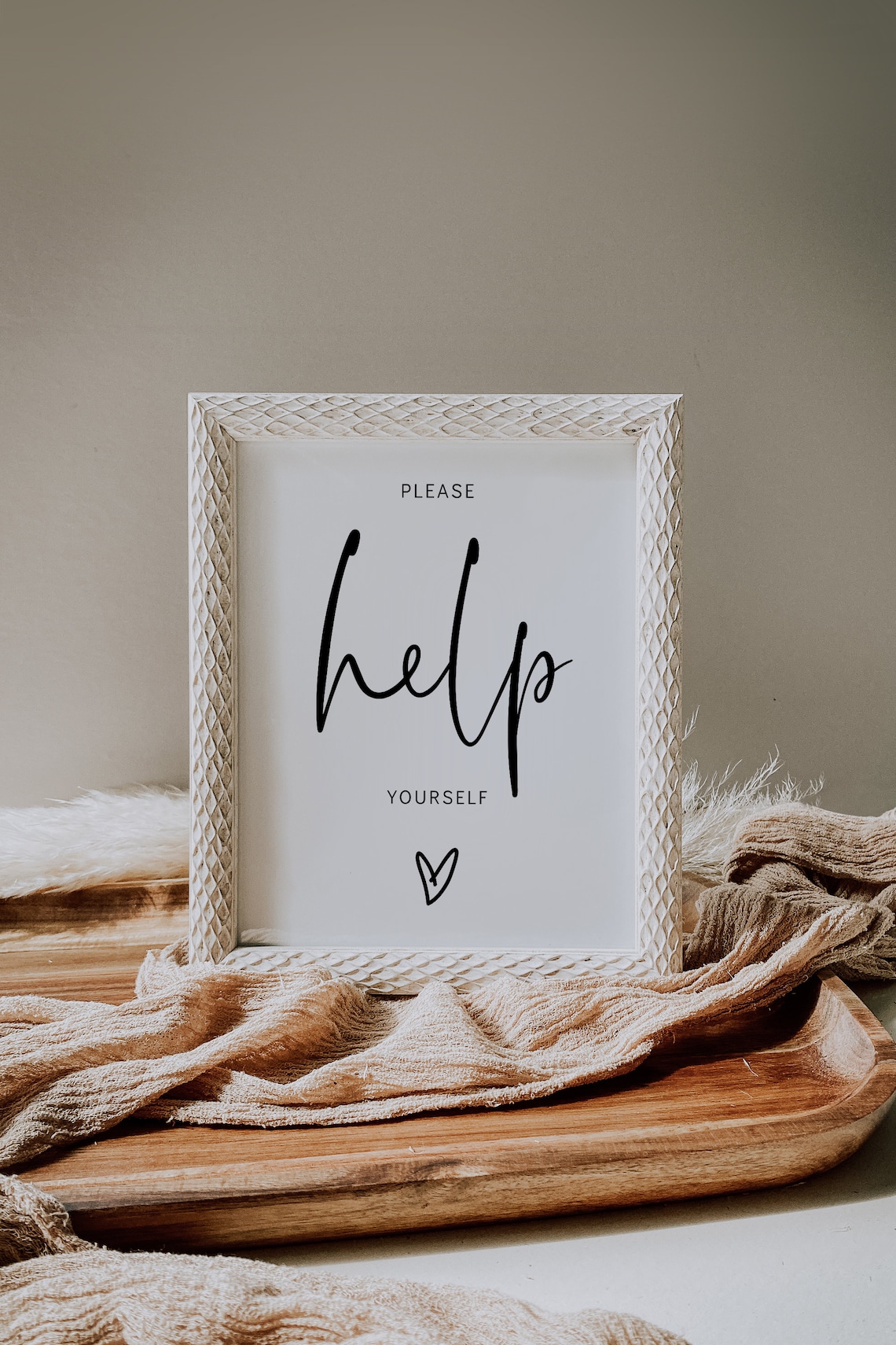 Please Help Yourself Sign Printable Wedding Sign Modern - Etsy UK
