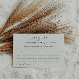 Date Night Ideas Sign and Cards, Printable Date Night Ideas, Best Date ...