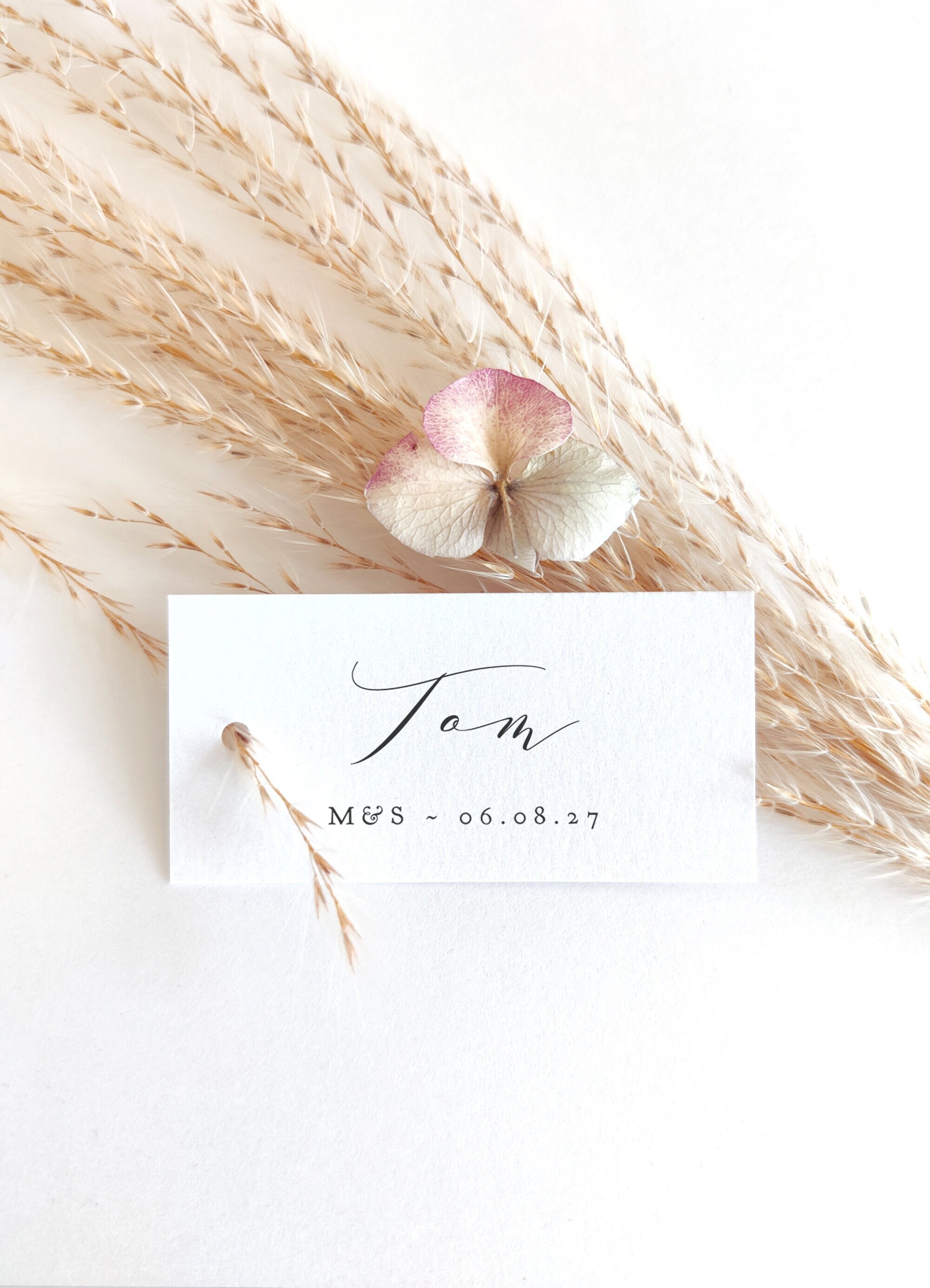 Small Name Tag Printable 2.5x1.25, Place Name Tag Template, Wedding ...