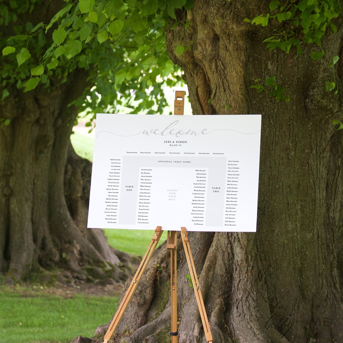 Lucysilver U Shape Table Seating Plan Wedding Banquet - Etsy UK