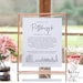 Reception Program, Printable DIY Wedding Reception Card in 10 Sizes ...