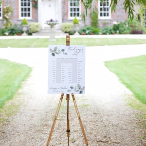 Long Table Seating Plan, U Shaped Table Seating, Banquet, Printable ...