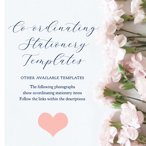 Reception Program, Printable DIY Wedding Reception Card in 6 Sizes ...