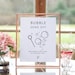 Bubble Send Off, Canva Printable Bubbles Sign, Bursting With Love ...