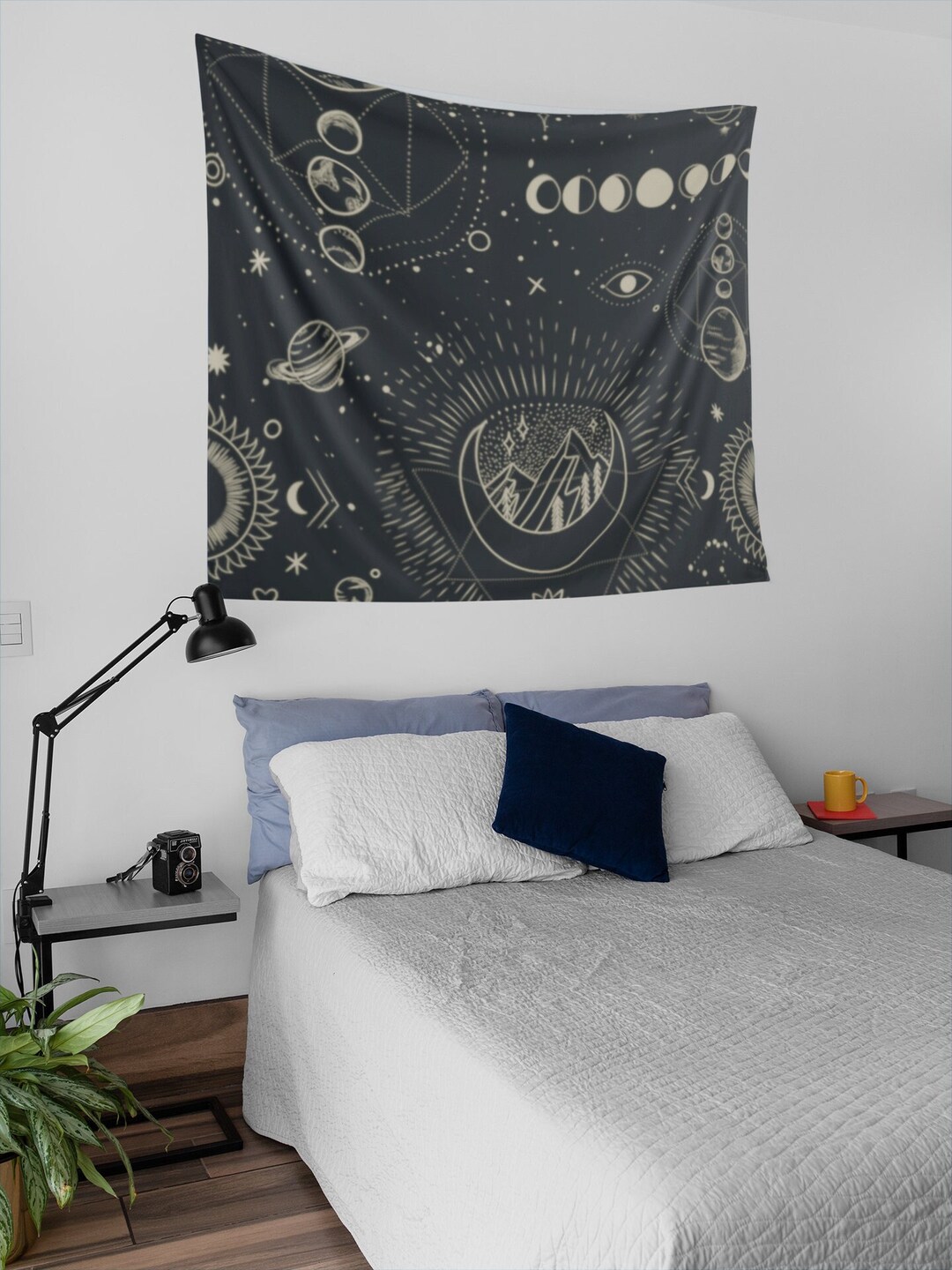 Astrology Moon Star Planet Wall Tapestries - Etsy