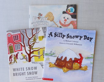 1962 White Snow Bright Snow Books Lot - Etsy