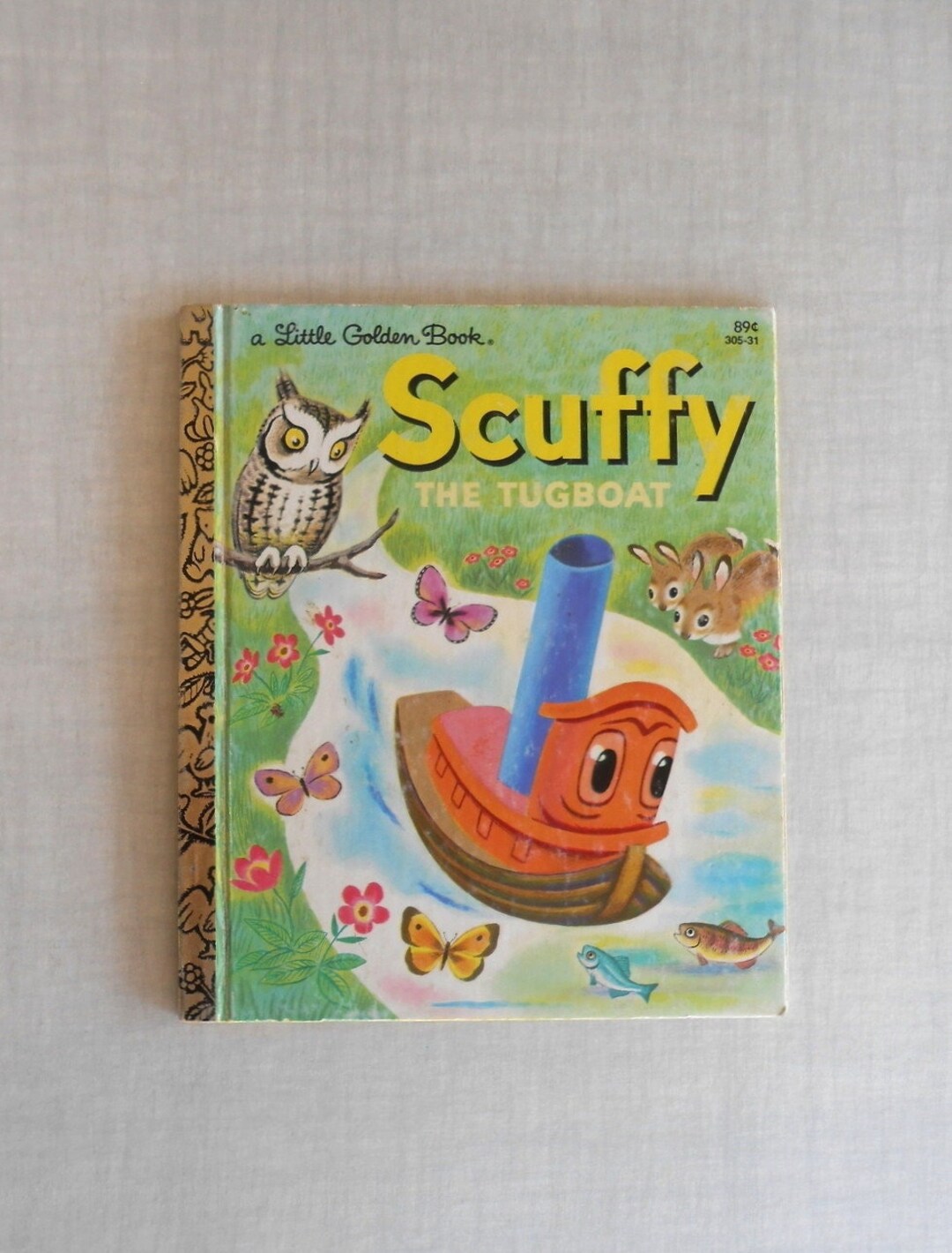 Scuffy the Tugboat: Vintage Little Golden Book, 1981 Edition - Etsy