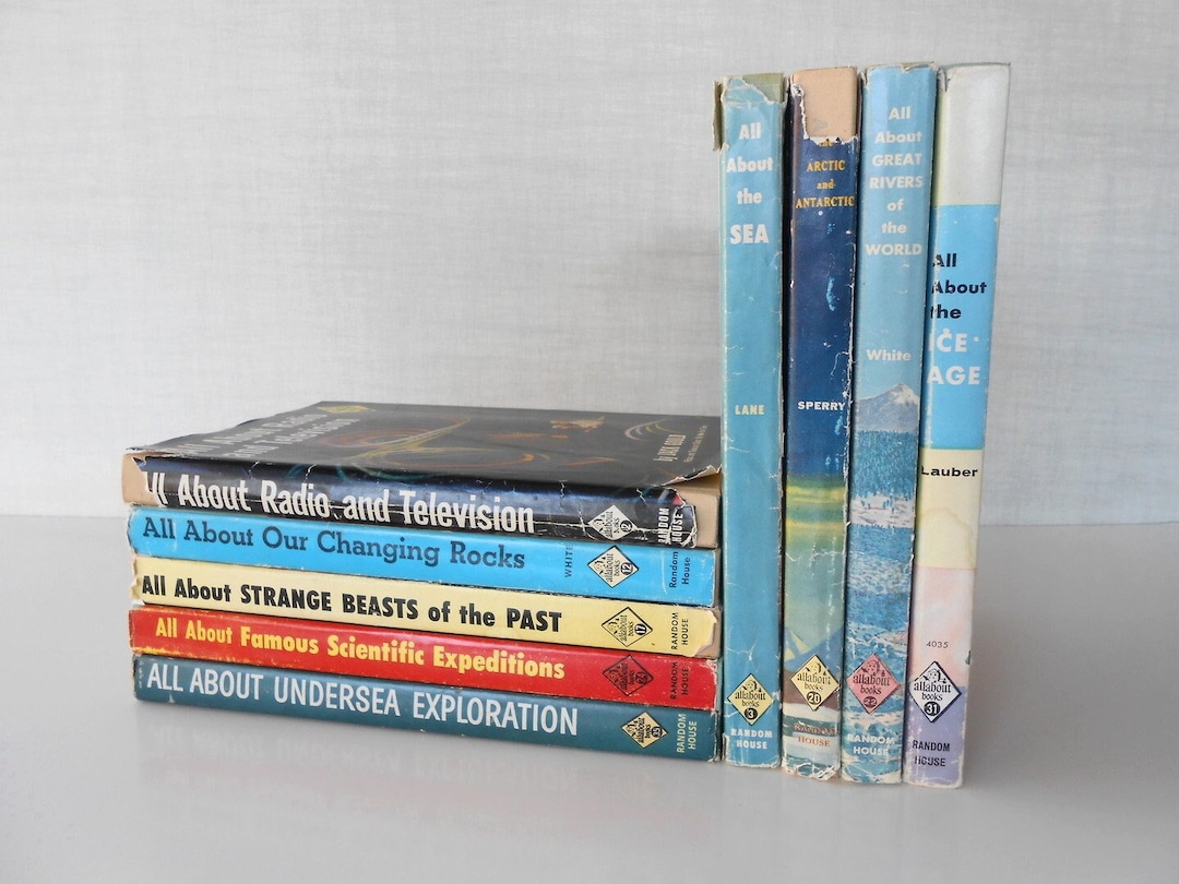 Vintage 'all About' Science Book Series: 1950s Educational Kids Books ...