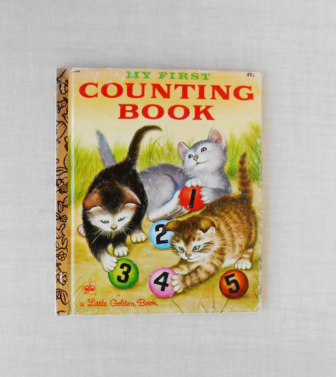 Little Golden Book, My First Counting Book, Vintage Kids Book, Story in ...
