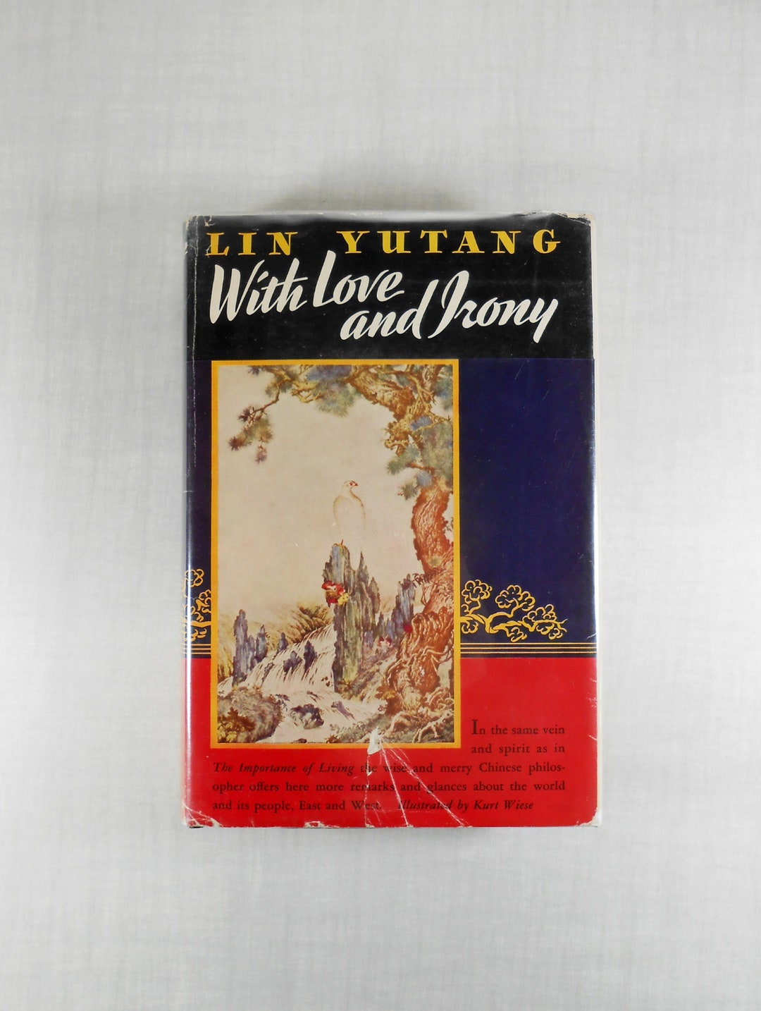 With Love and Irony, Lin Yutang Signed, 1940 Hardback Book, Chinese ...