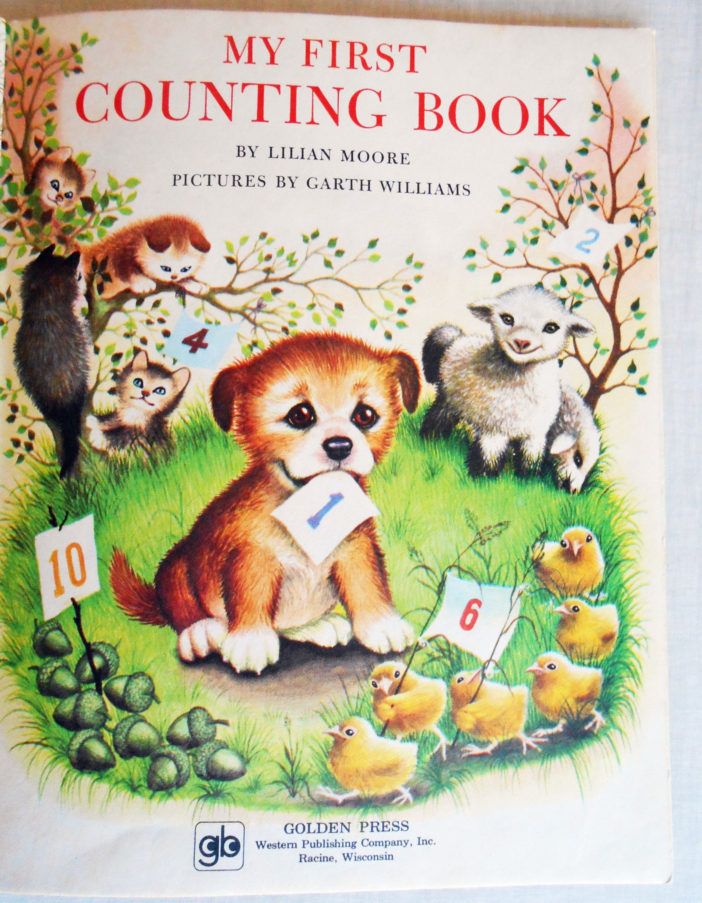 Little Golden Book My First Counting Book Vintage Kids Book - Etsy
