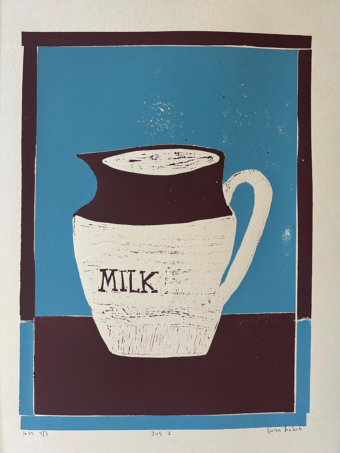 Brocca del latte - Arte originale - Natura morta - Stampa ...