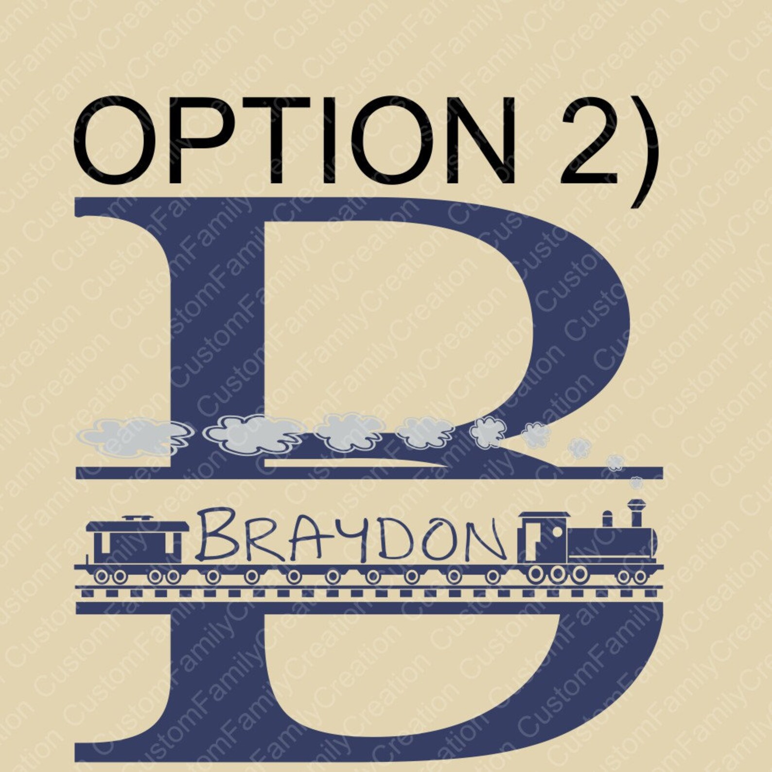 Personalized Train and Name Vinyl Wall 13 Personalized - Etsy