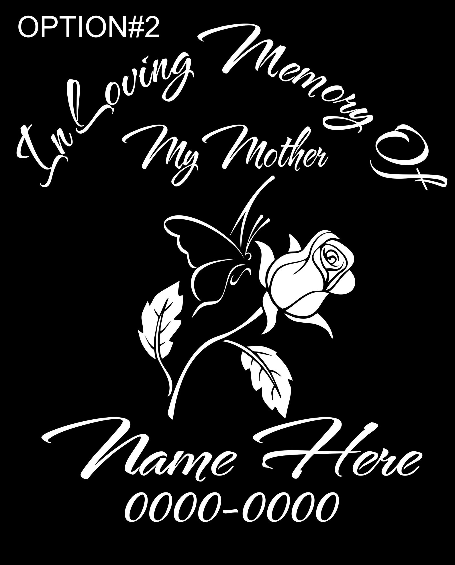 Memorial Personalized in Loving Memory Flower Car Decal With - Etsy