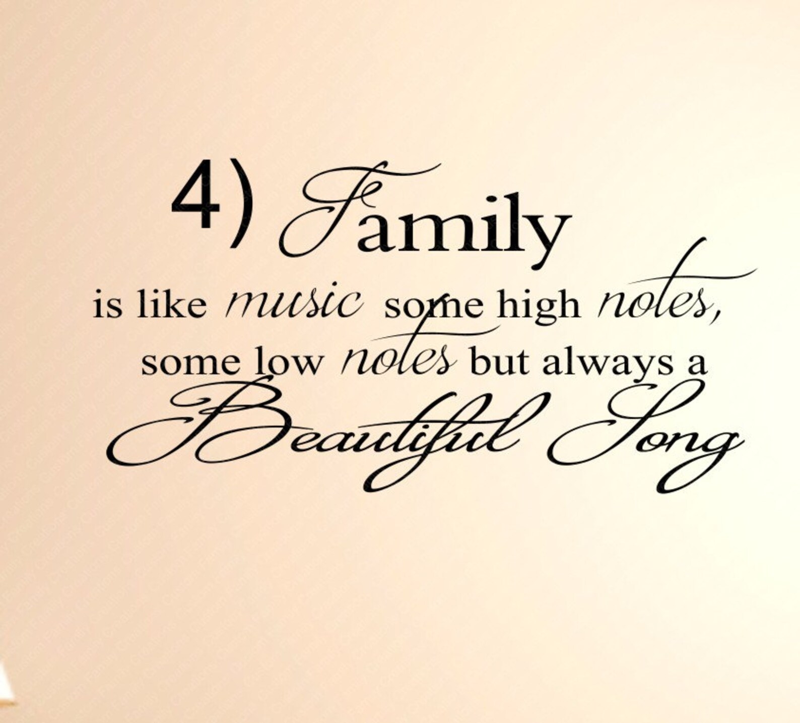 Beautiful Song Design 14 Vinyl Wall Decalremovable Wall - Etsy