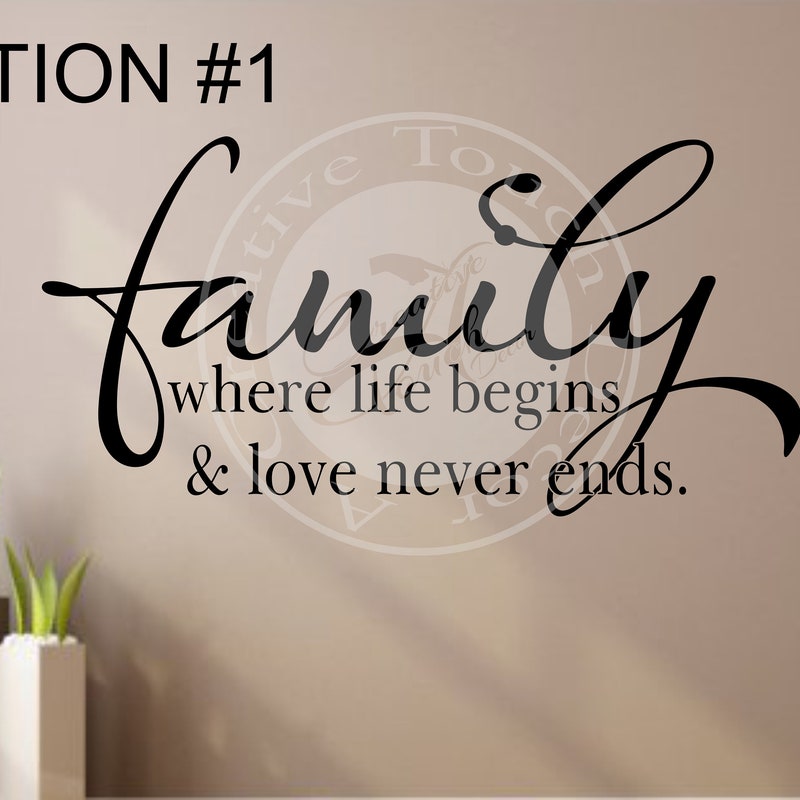 Family Wall Sayings - Etsy