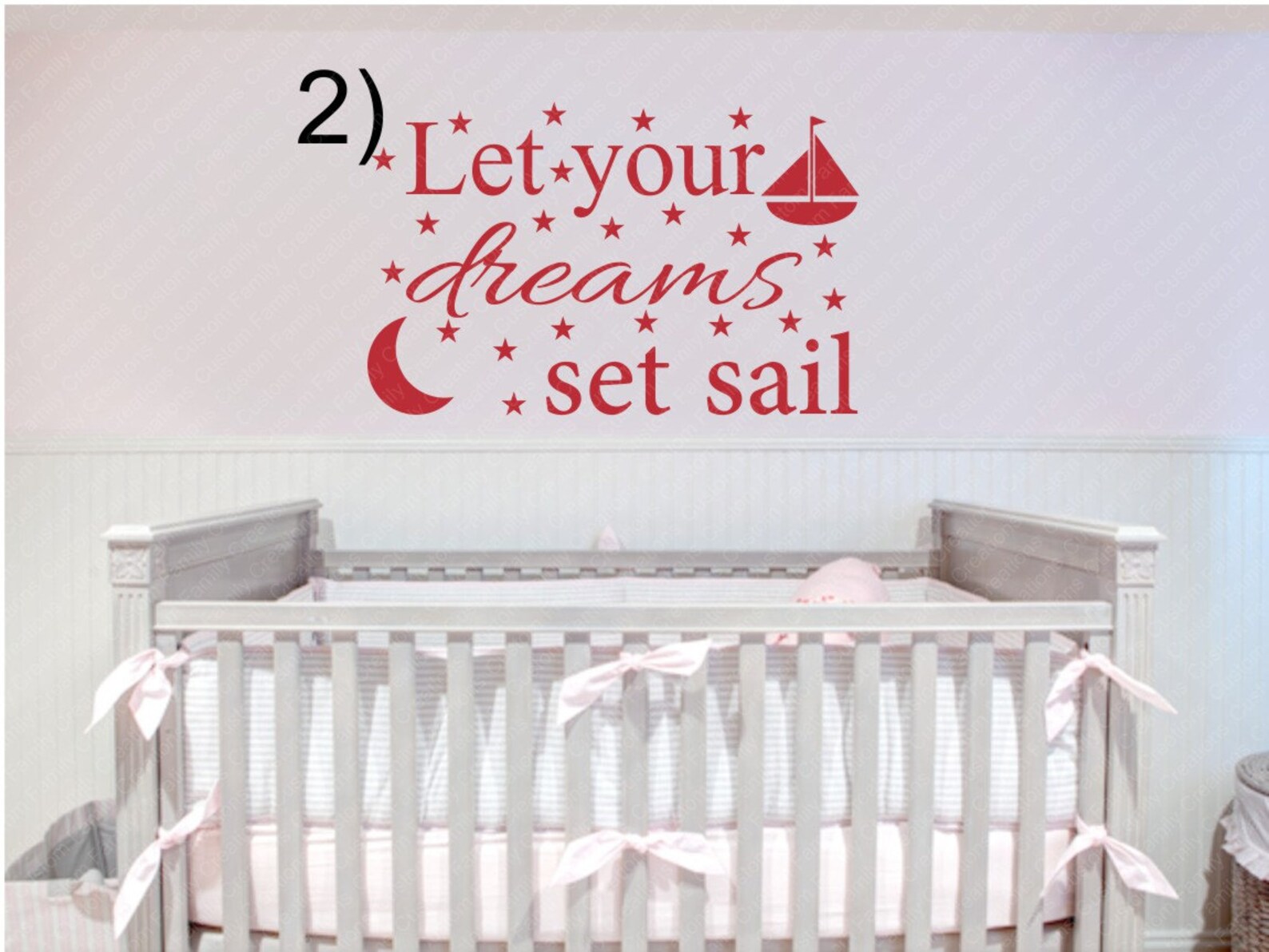 Let Your Dreams Set Sail Design 14 Vinyl Wall Decalnursery - Etsy