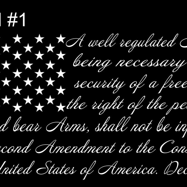 Second Amendment - Etsy