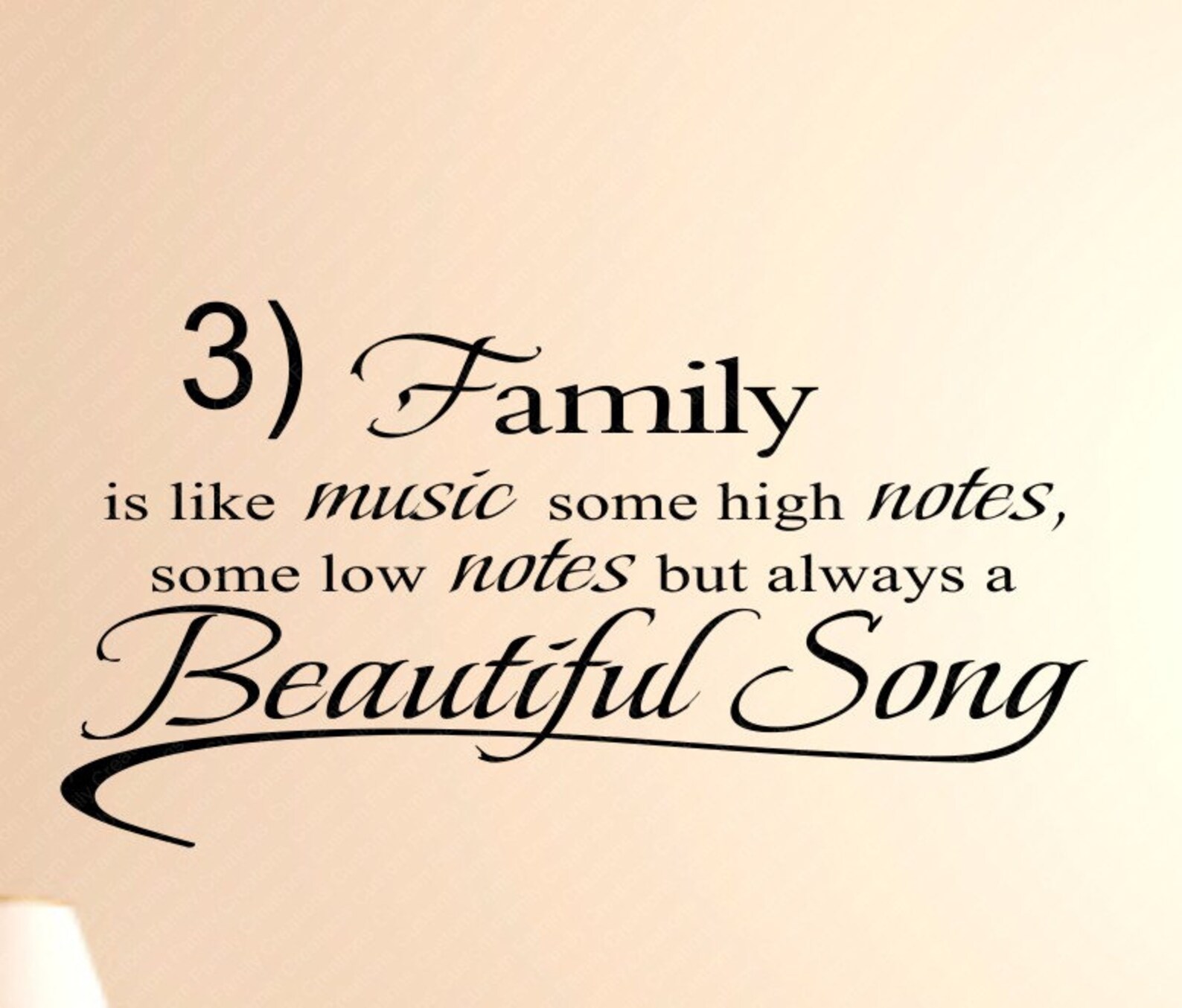 Beautiful Song Design 14 Vinyl Wall Decalremovable Wall - Etsy