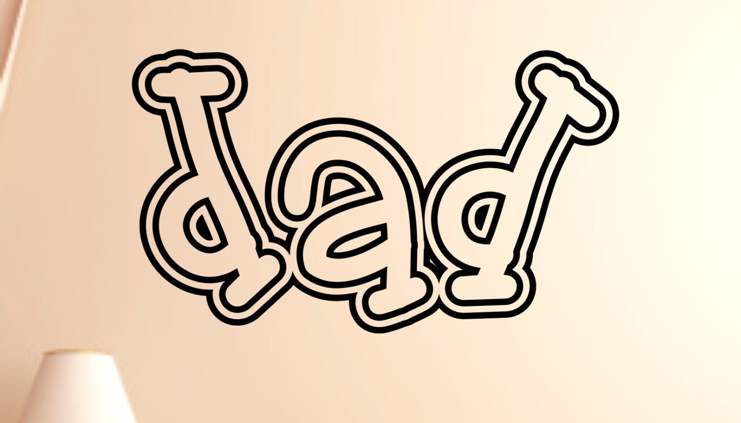 Dad Wall Decal Wall Vinyl Decal Custom Wall decal Custom | Etsy