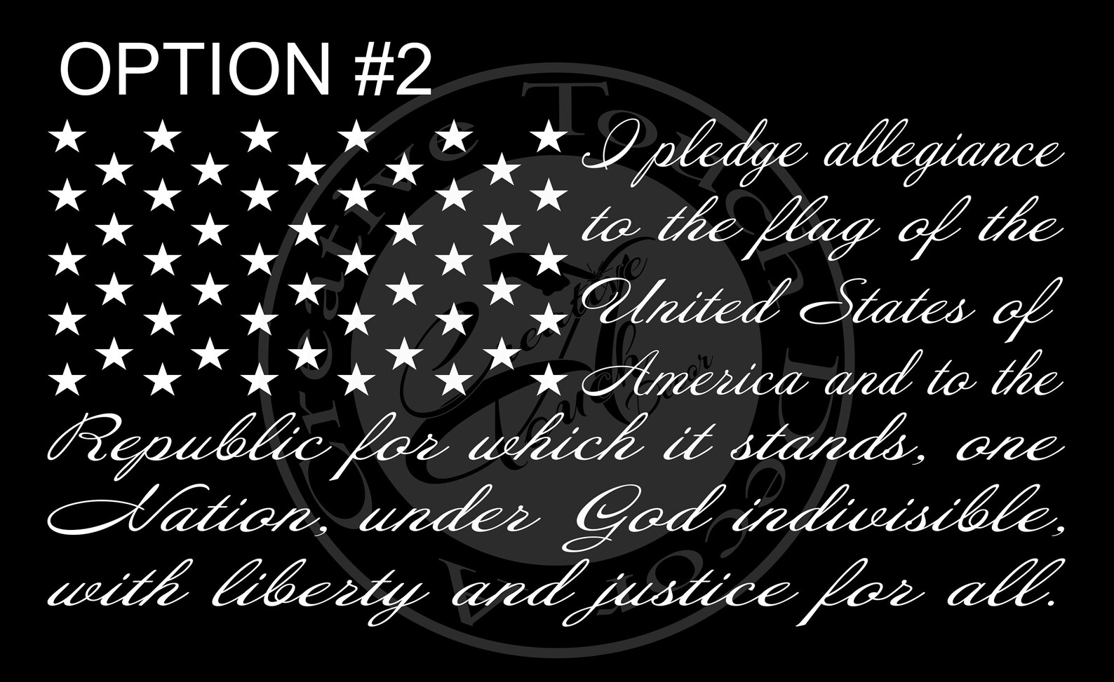 Pledge of Allegiance American Flag Vinyl Decal Sticker Window - Etsy