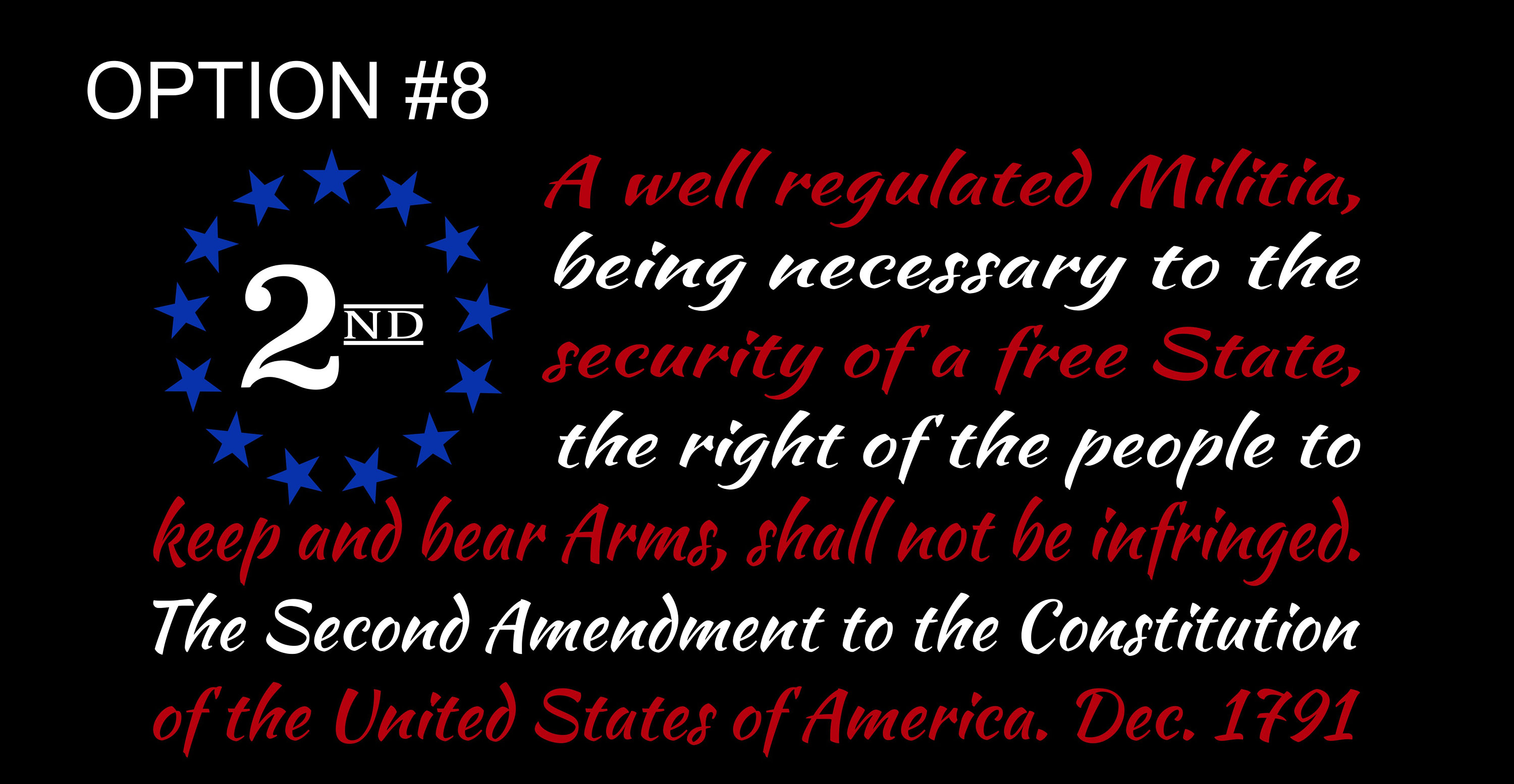 The Second Amendment American Flag Vinyl Decal Sticker Window - Etsy