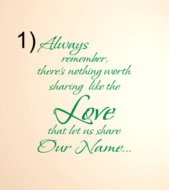 Always Remember 1 Vinyl Wall Decal Design 1 2 Wall Vinyl | Etsy