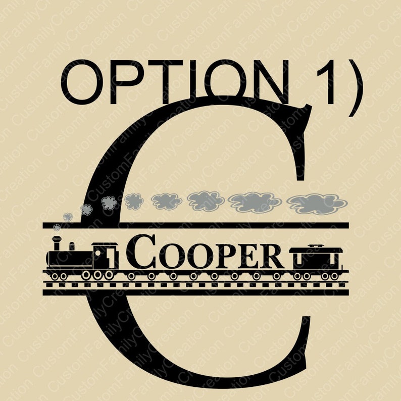 Personalized Train and Name Vinyl Wall 13 Personalized - Etsy