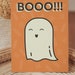 PRINTABLE Ghost Halloween Card 4x6 - Cute Ghost - Kid's Trick or Treat ...