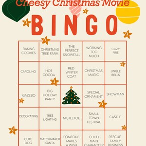 PRINTABLE Cheesy Christmas Movie Bingo Cards - Set of 4/hallmark ...