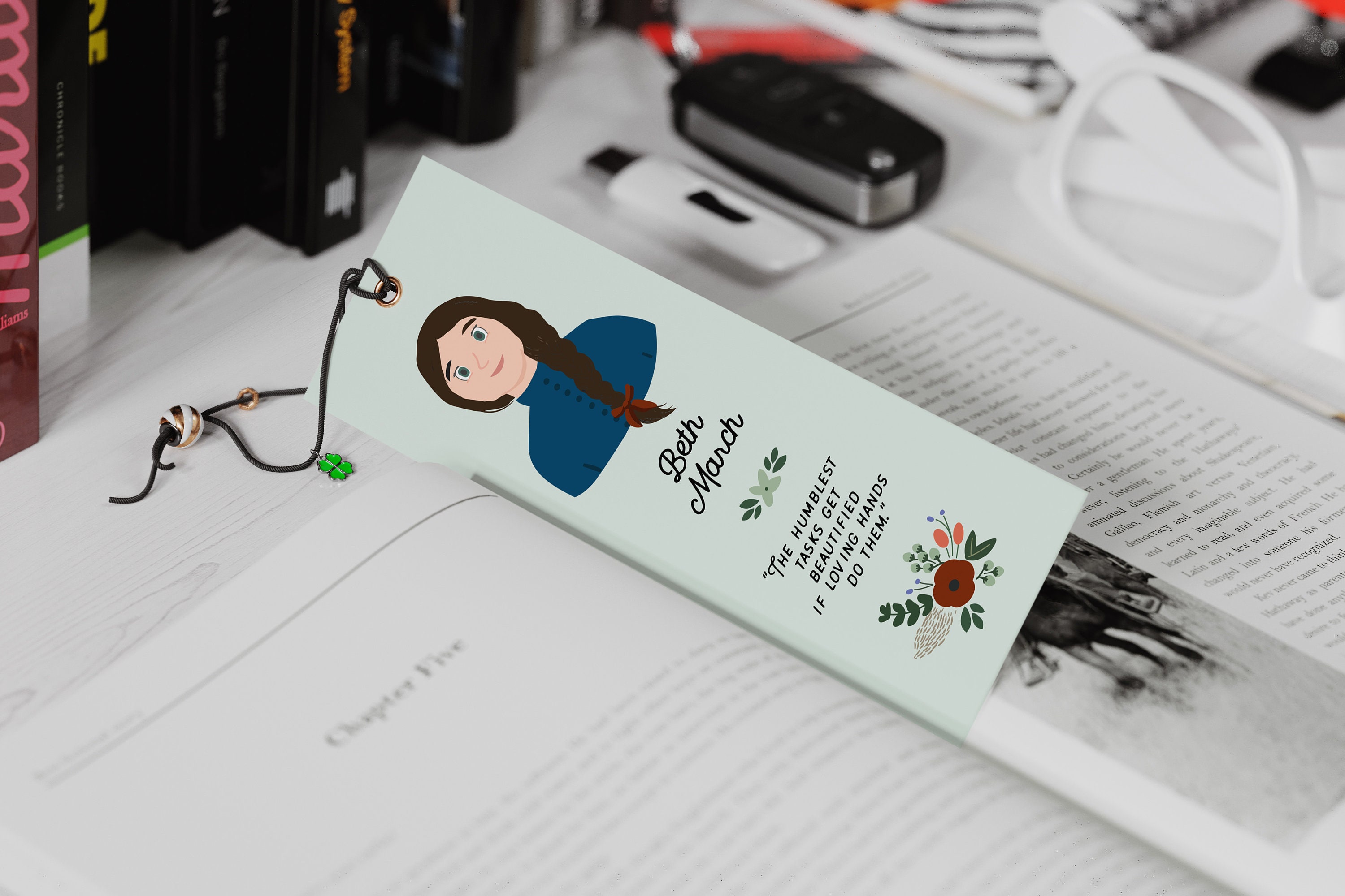 PRINTABLE Little Women Bookmark Set of 4 - Stocking Stuffers, Party ...