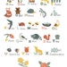 PRINTABLE Woodland/animal Alphabet Flash Cards, Nursery Art, Playroom ...