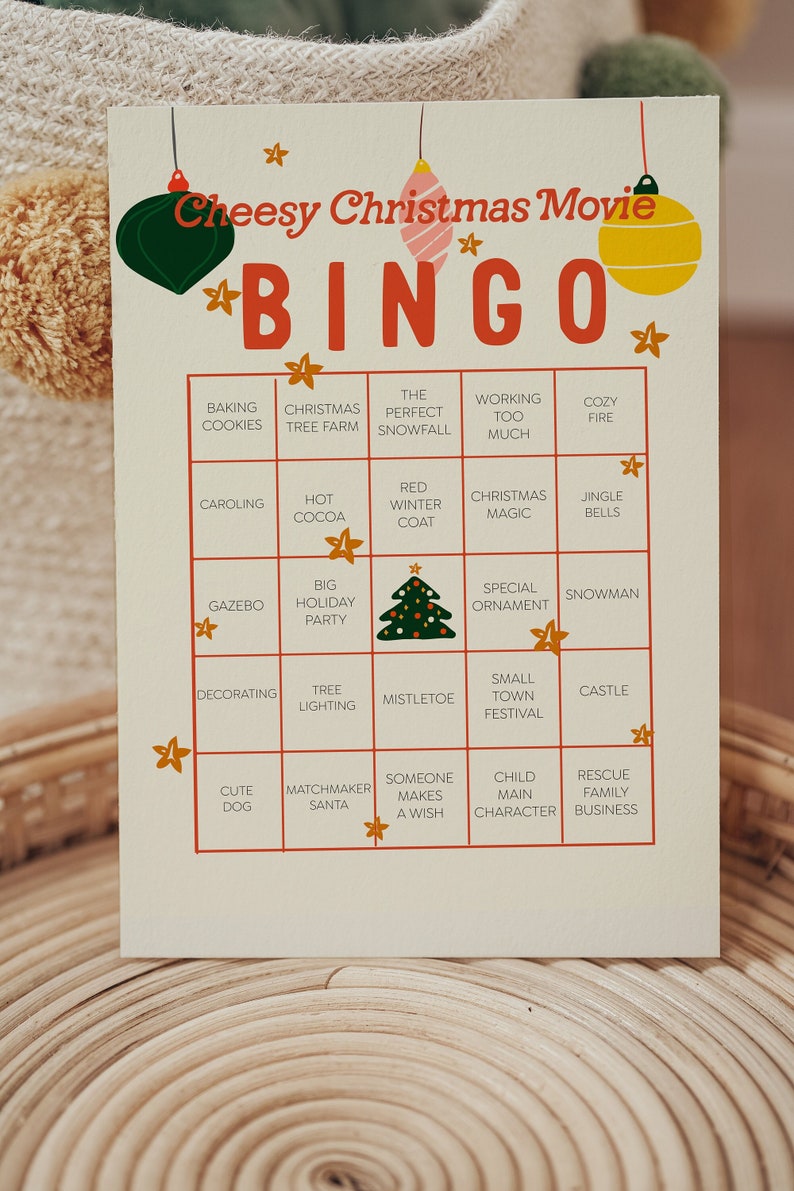 PRINTABLE Cheesy Christmas Movie Bingo Cards - Set of 4/hallmark ...