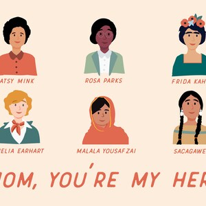 PRINTABLE Mother's Day Card "you're My Hero" - Direct Download ...