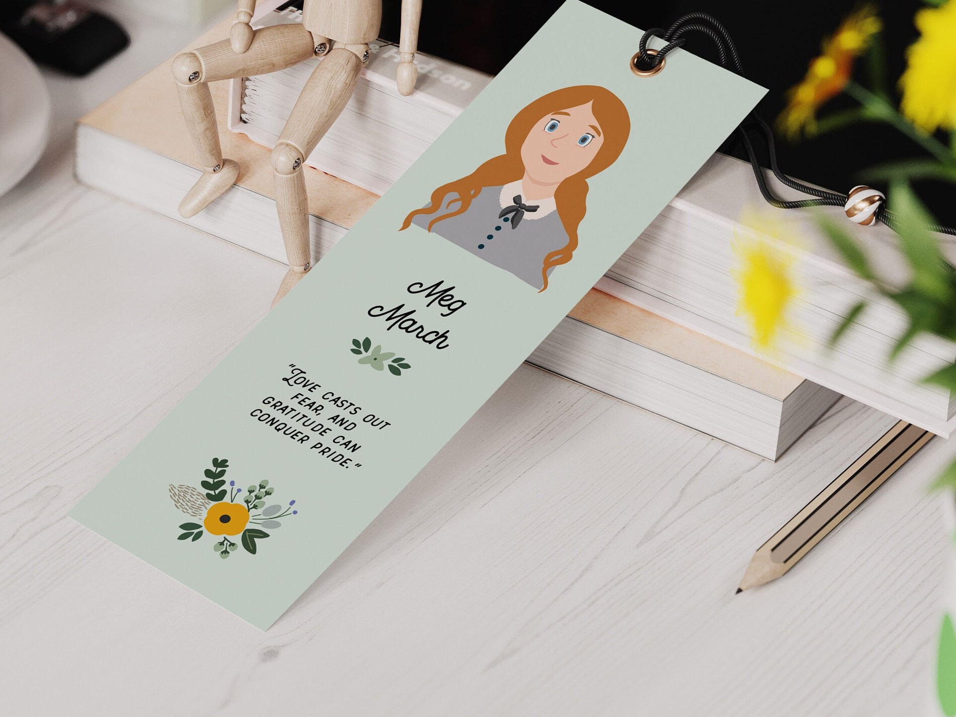 PRINTABLE Little Women Bookmark Set of 4 - Stocking Stuffers, Party ...