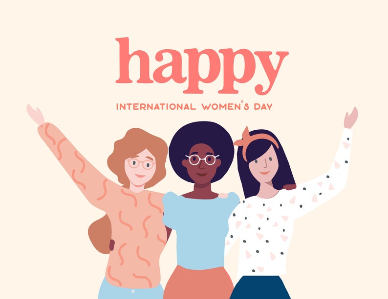 PRINTABLE International Women's Day Postcard - Direct Download - Etsy