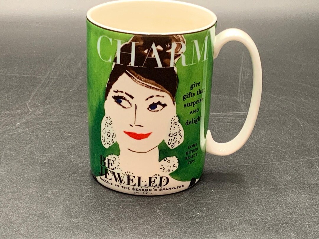 Kate Spade Lenox Mug Make Headlines Charmed Be Jeweled, Kate Spade Mug ...