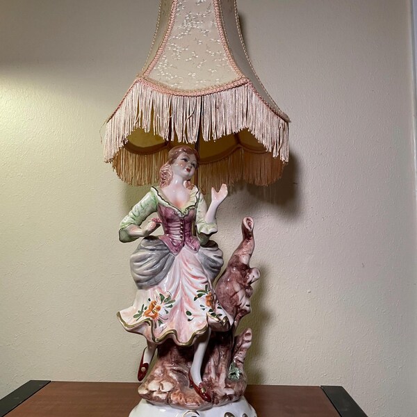 Capodimonte Lamp - Etsy