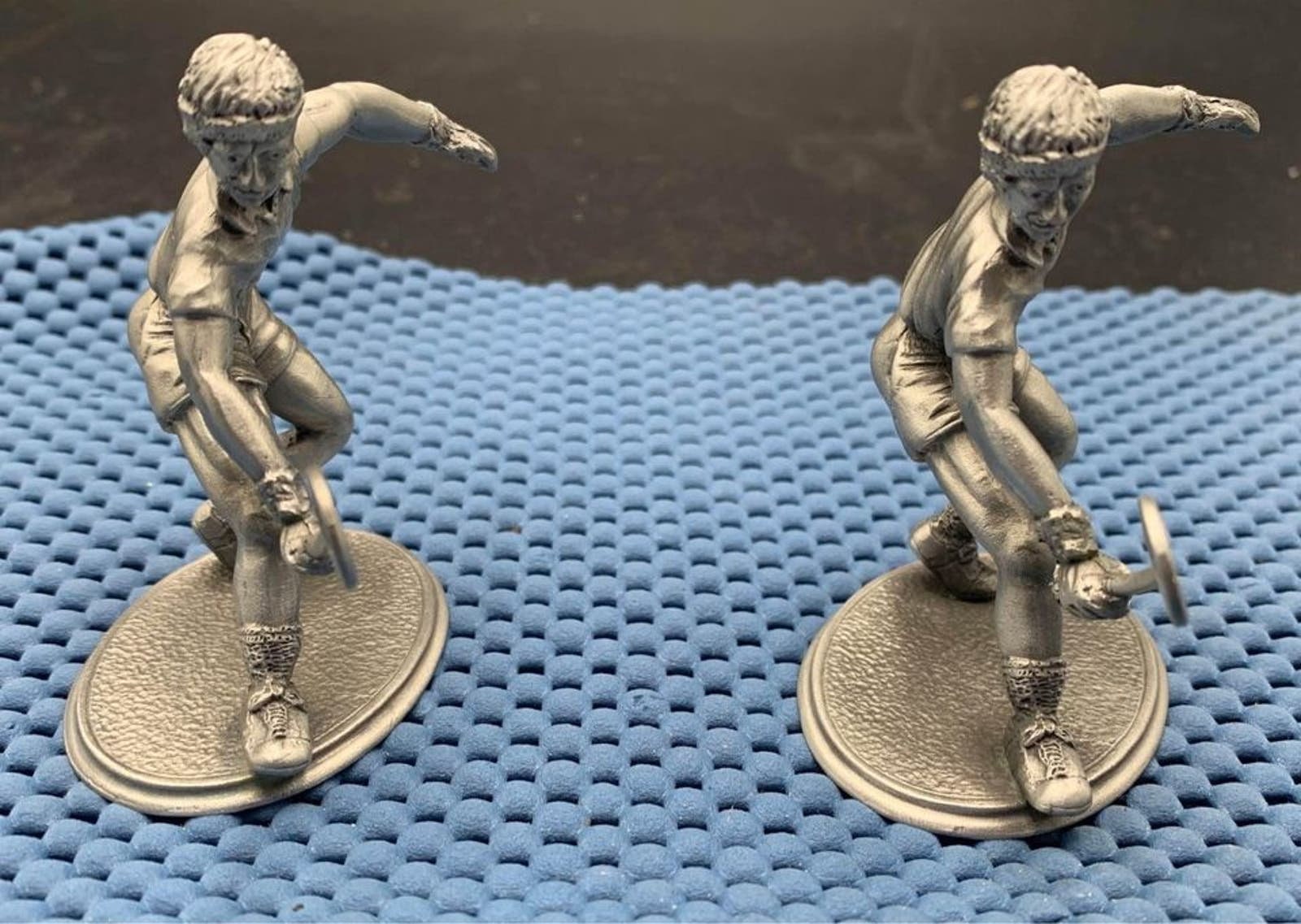 Limited Edition Mark Models Vintage Tennis Figures Pewter Set of Eight ...