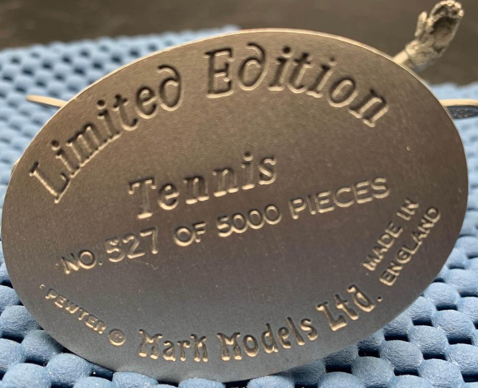 Limited Edition Mark Models Vintage Tennis Figures Pewter Set of Eight ...