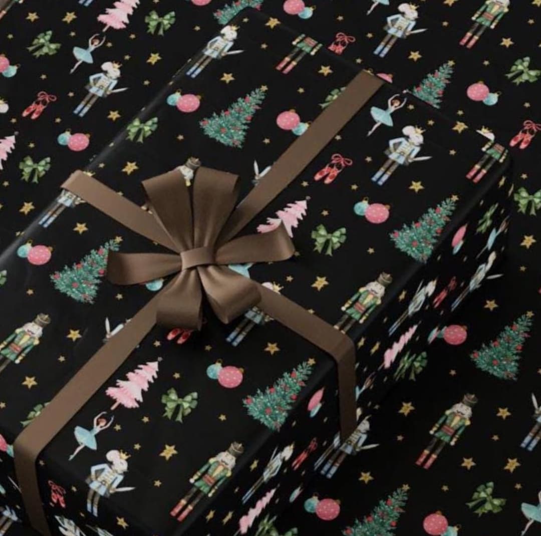Nutcracker Ballet Wrapping Paper | Elegant Luxury - Etsy